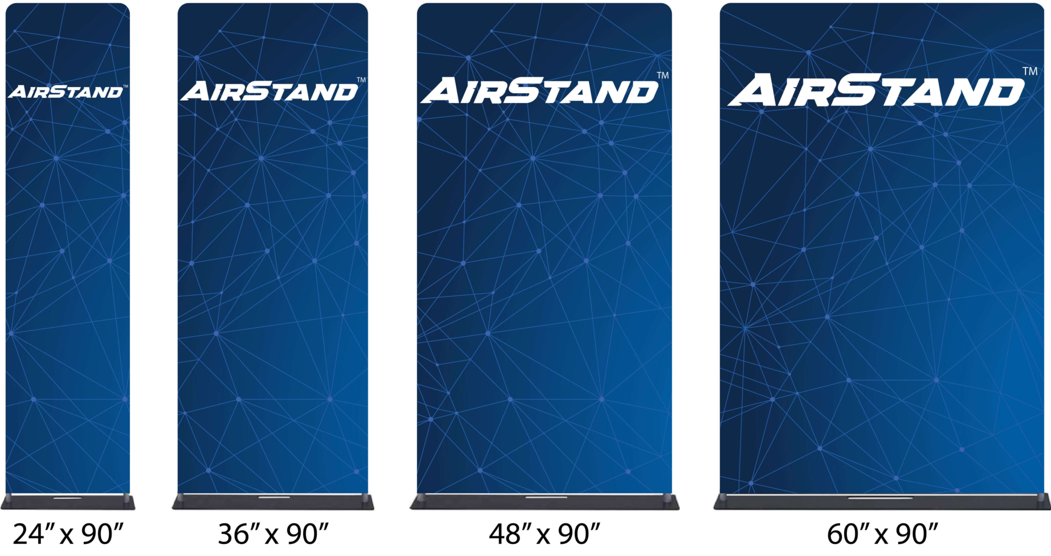 AirStand Tension Fabric Banner Stand - GraphicBackdrops.com